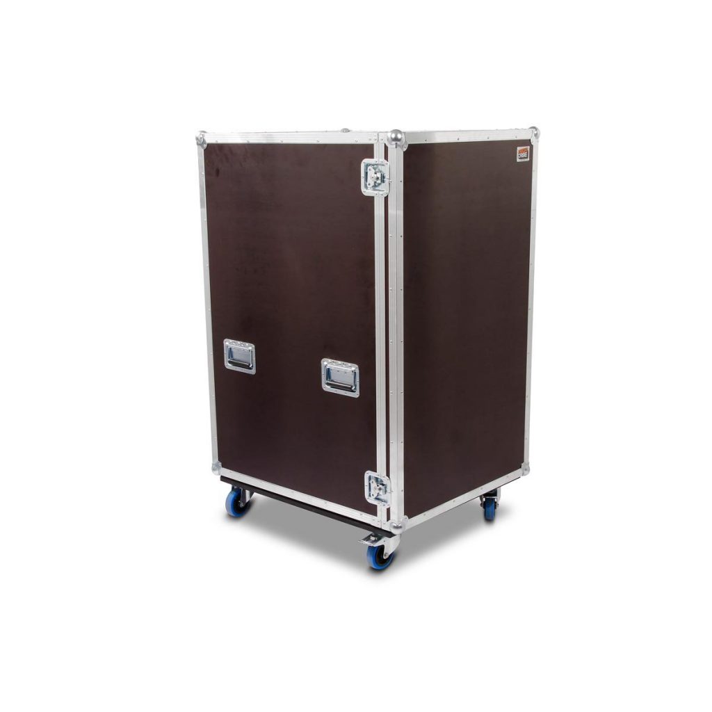 Single Door case für Flip Charts 5in1 + Rollen gebremst | Megacase