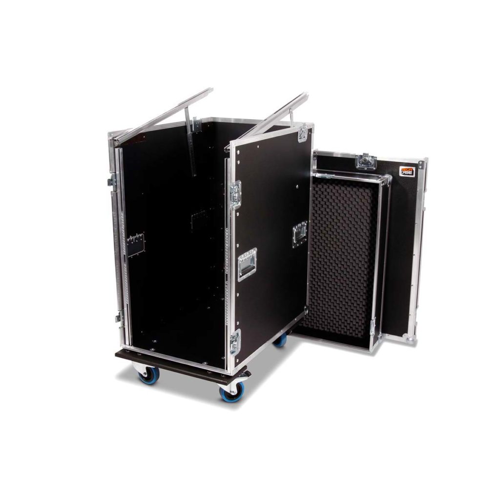 16HE Live Winkel Rack für MIDAS M32R RG | Megacase