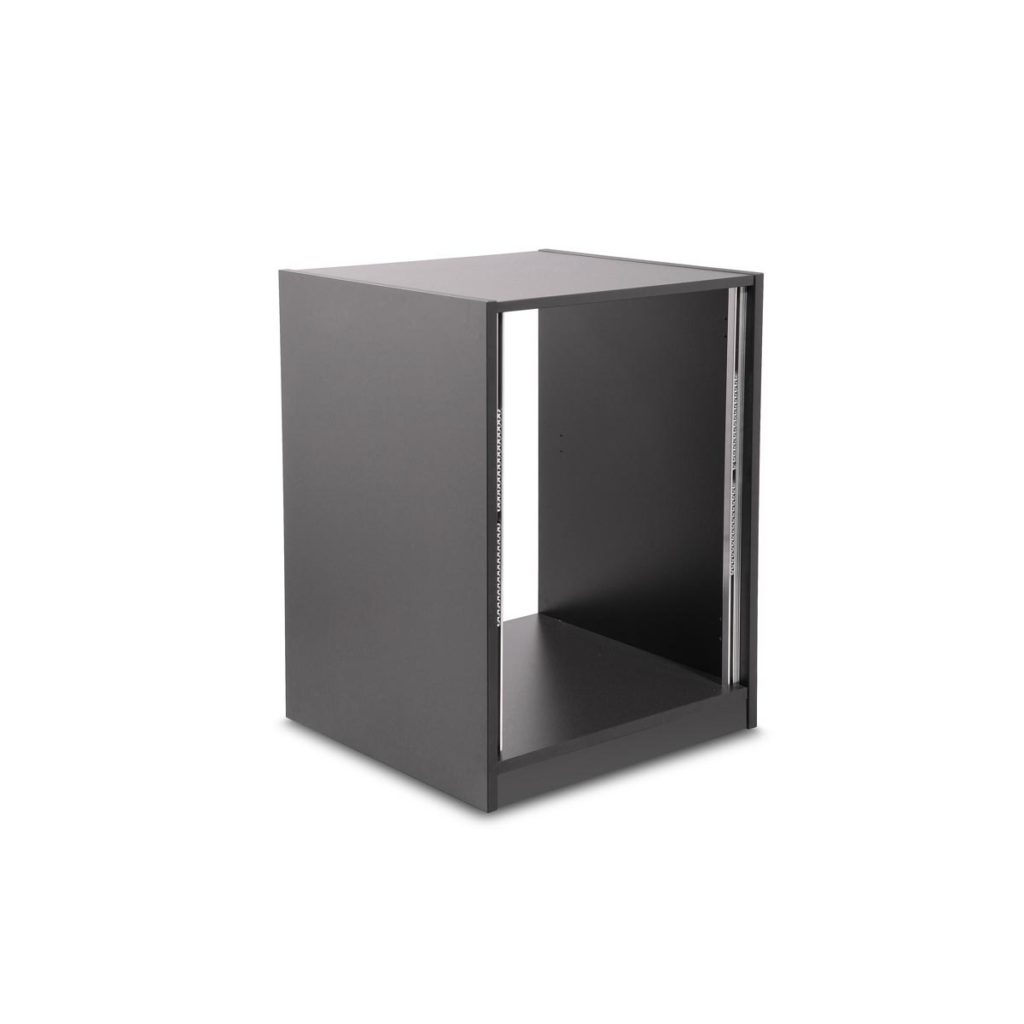 Studio Rack 10U backdoor maple | Megacase