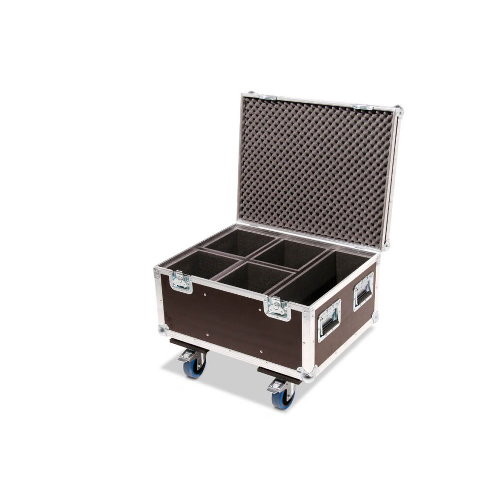 Flightcase 4x Varytec LED Studio 150 | Megacase
